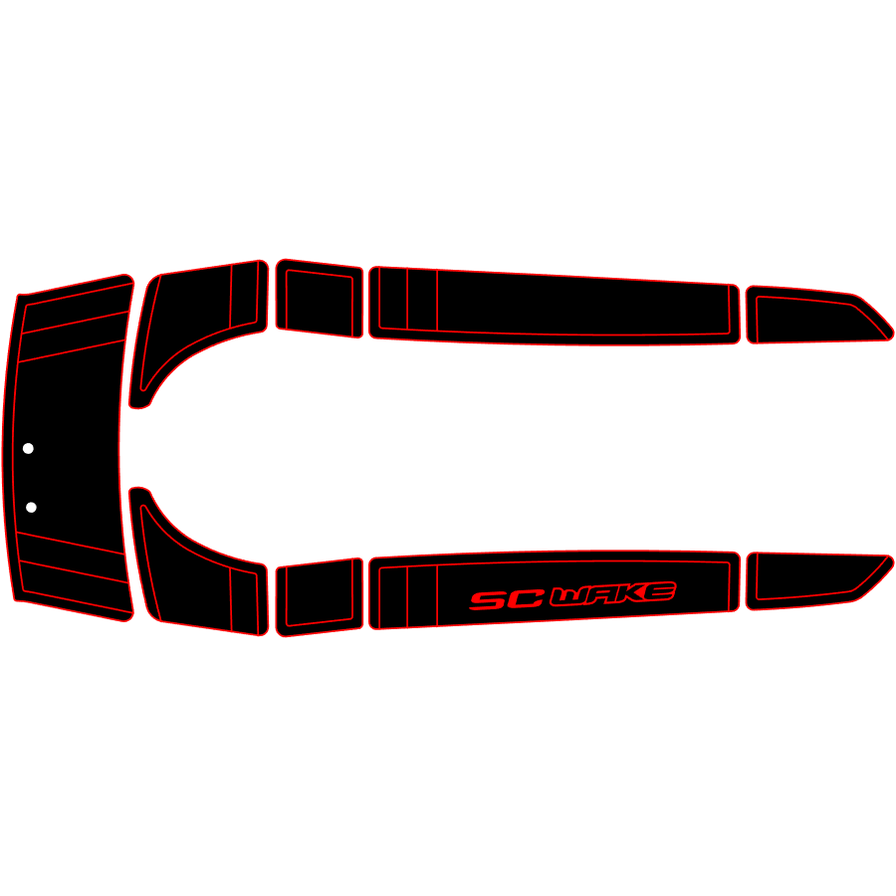 SC Wake Yamaha WaveBlaster II 760 Traction Mat Kit — Atlantic Jet Sports